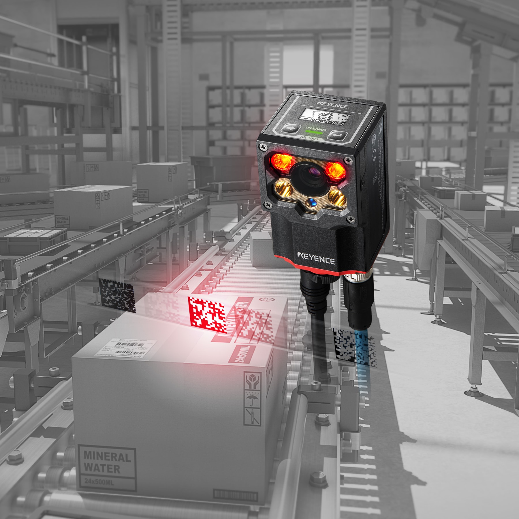 Autofocus 1D and 2D Code Reader - SR-1000 series | KEYENCE Philippines Autofocus 1D and 2D Code Reader - SR-1000 series | KEYENCE Philippines